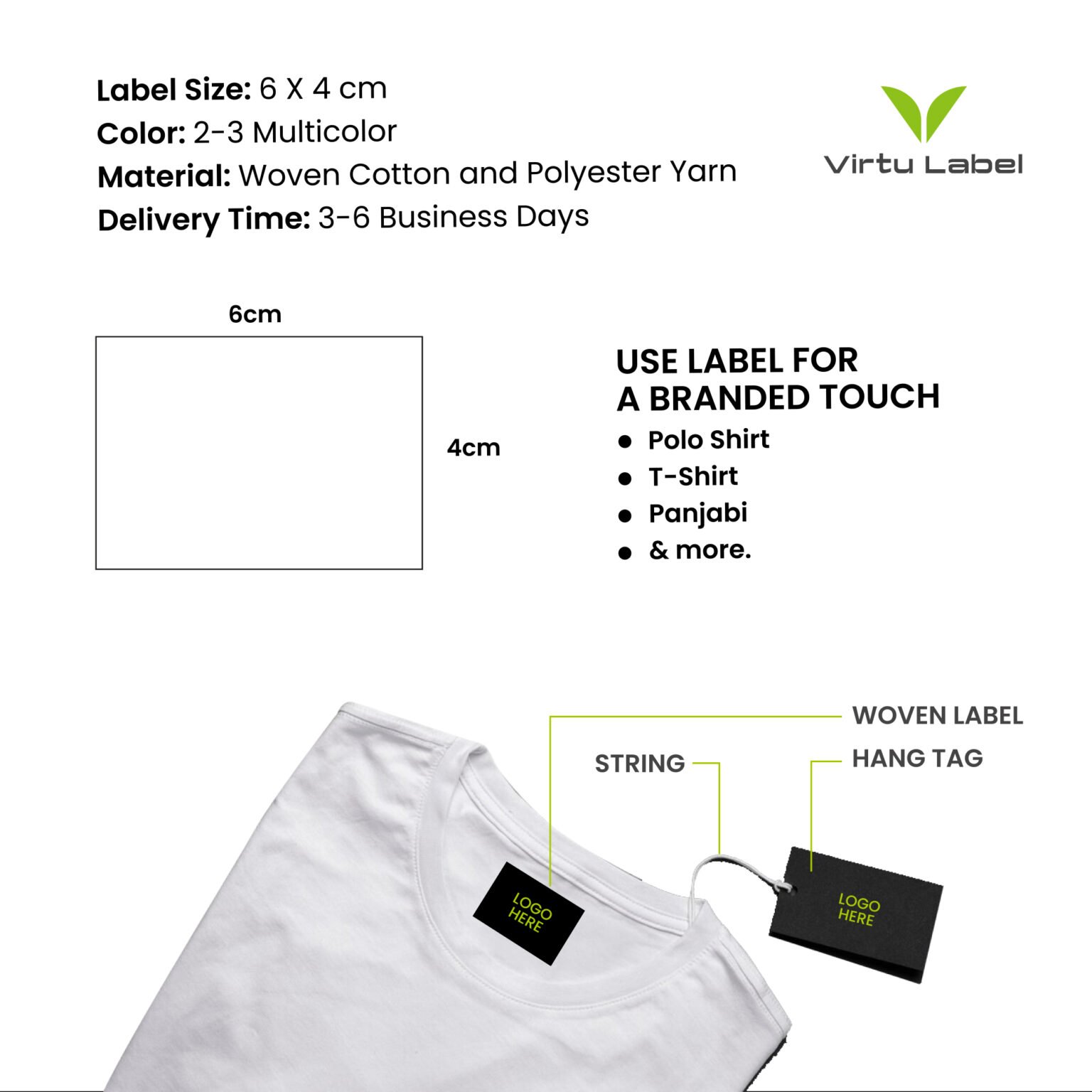 Create Personalized Woven Labels - Virtu Label
